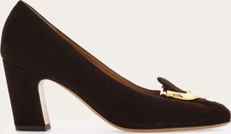 Ferragamo Damen Gancini-Pumps Braun Gr&ouml;&szlig;e 36.5