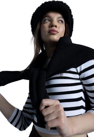 DeFacto Damen Z9142AZ Pullover Sweater, Ecru, S