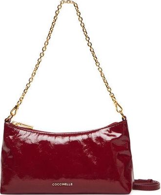 Coccinelle Handtasche THJ Coccinelle Aura Shiny E5 THJ 55 01 01 Dunkelrot