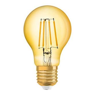 Osram Vintage 1906 LED E27 Poire Filament Dorée 7.5W 865lm - 825 Blanc Très Chaud | Équivalent 60W