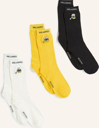 Karl Lagerfeld Disney X Kl 3er-Pack Socken schwarz
