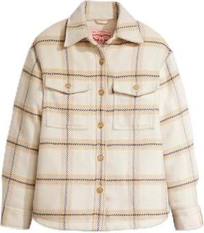 Levi's Lola NOLA Shacket Multi-Couleur, Etta Plaid Almond Buff, S Femme