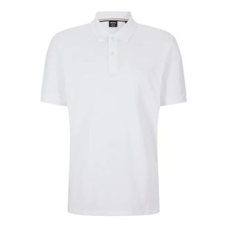 HUGO BOSS Homme, Tops, Blanc, Taille: M Pallas Pique Sporty Polo