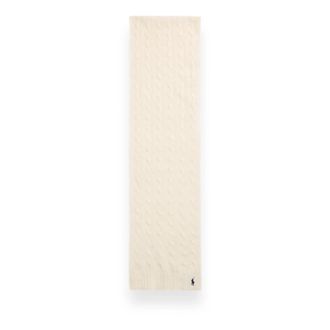 Polo Ralph Lauren Geflochtenes Woll-Kaschmirschal - - Accessories - Damen - Beige - ONE SIZE