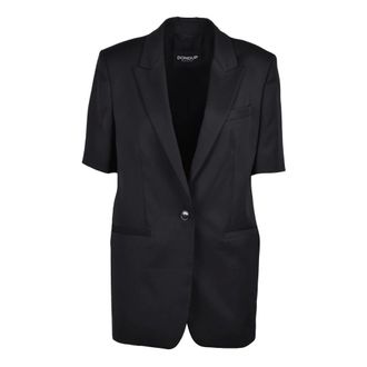 Dondup Femme, Vestes, Noir, Taille: 40 FR Giacca Sfiancata Lunga