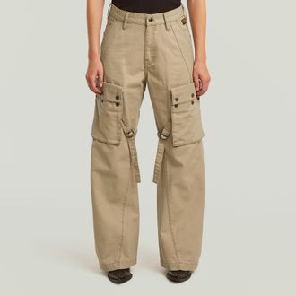 G-Star Mega Cargohose - Beige - Damen
