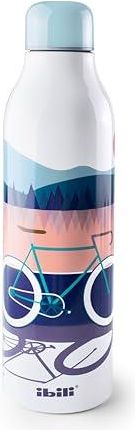 Ibili Norabidea doppelwandige Thermosflasche 500 ml, 18/10 Edelstahl, doppelwandig, wiederverwendbar