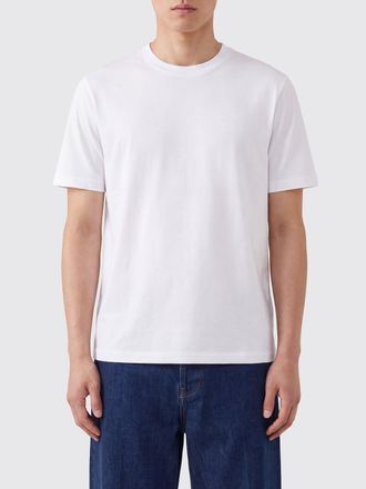 Brunello Cucinelli Kurz&auml;rmeliges Rundhals-T-Shirt aus reiner Baumwolle