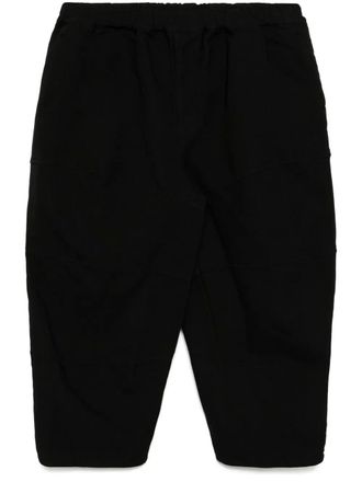 Comme Des Garçons pantalon court à coupe ample - Noir