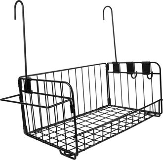 Cabilock H&auml;ngender Wandkorb aus Robustem Carbonstahl Wasserresistenter Aufbewahrungskorb f&uuml;r Bad und K&uuml;che Faltbarer Organizer f&uuml;r Dusche und Toilettenschrank 