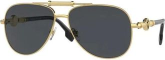 Versace unisex, Accessoires, Jaune, Taille: 59 MM Lunettes de soleil Ve2236