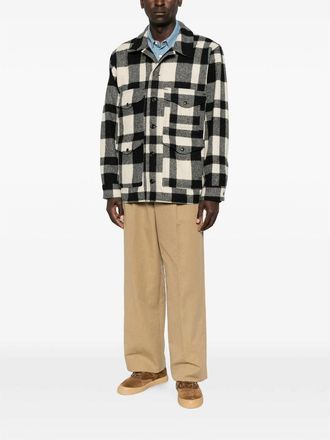 Filson Checkered Wool Jacket - Black