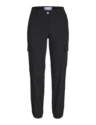 Jack & Jones Jack & Jones Damen Jxkendal-zoe Reg Ankle Mw PNT Noos Cargohose, Schwarz, L EU