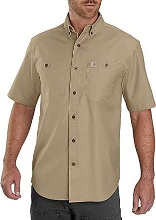 Carhartt Work in Progress Mens Tall Big & Tall Rugged Flex Rigby Short Sleeve Work Shirt