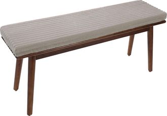 Generic Terrassenbankkissen, 130 x 55 x 5 cm, Ersatzkissen f&uuml;r Cord-Sitzpolster, 5 cm Dicke Stuhlpolster, rutschfest, abnehmbar, f&uuml;r Garten-, Terrassen- und E