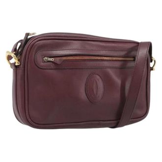 Cartier Sac bandouli&egrave;re vintage doccasion - Femme - Pre-owned - Rouge - Taille: ONE Size