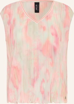 Marc Cain Blusenshirt Mit Plissees rosa