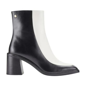 Cosmoparis Femme, Chaussures, Noir, Taille: 36 EU Bottine &agrave; talon carr&eacute; bicolore