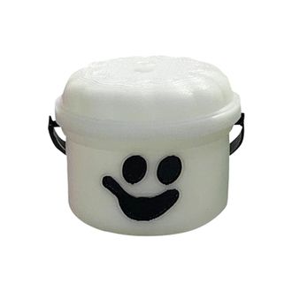 Generic Halloween-K&uuml;rbis-Eimer, K&uuml;rbiseimer, kleine Gastgeschenke | Bonbonniereimer f&uuml;r Bonbons mit Griff und abnehmbarem Deckel f&uuml;r die Dekoration