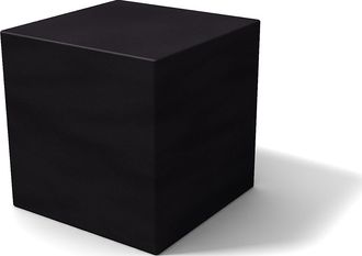 KLORIS Stuhl Puff Tisch, Graphit, 45 x 45 cm