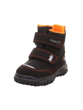 Superfit Jungen Husky1 Warm Gef&uuml;tterte Sympatex Schwarz/Orange 0010 Mode-Stiefel, Schwarz Orange 0010, 23 EU