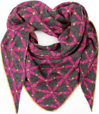 Glamexx24 Damen Schal Halstuch Dreiecksform Unisex Winterschal Sommerschal XXL Schal Muster Schal Trend Schal sehr weicher Schal