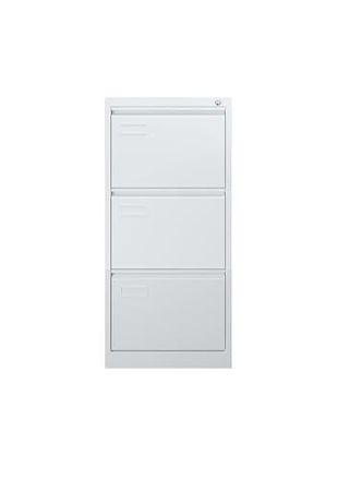 Bisley Bisley H&auml;ngeregistraturschrank ECO, einbahnig, DIN A4, 3 HR-Schubladen, Farbe lichtgrau