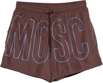 Moschino Logo-print Drawstring Swim Shorts