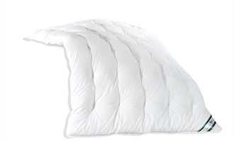 F.A.N. Steppbett First Class, 100% Baumwoll-Batist Absoluter Spitzenkomfort, Waschbar bis 60&deg;C - Gr&ouml;sse Steppbett - H&auml;rtegrad 135x200 cm / 1000 g