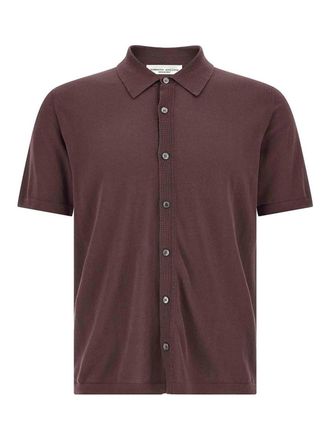 Roberto Collina Chemise - Rouge Brun