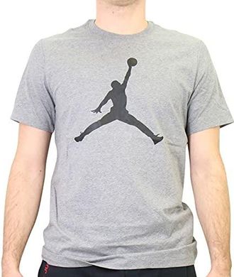 Nike Nike Jordan Homme M J Jumpman Crew T Shirt, Carbon Heather/Black, L EU