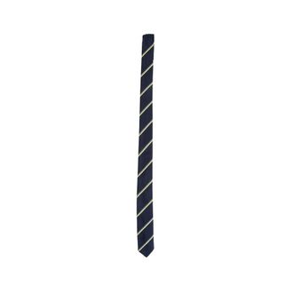 Thom Browne Homme, Accessoires, Bleu, Taille: ONE Size Mogador Shadow Stripe Tie