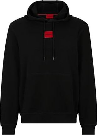 HUGO BOSS HUGO Daratschi214 Sweatshirt Capuche, Noir 1, M Homme