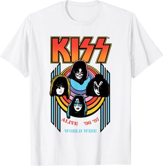 Kiss Weltweit lebendig T-Shirt