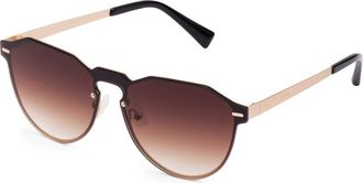 Hawkers Sonnenbrille WARWICK VENM METAL Gold Brown für Herren und Damen