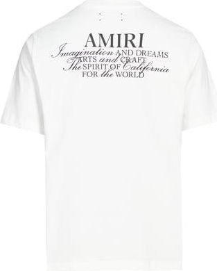 Amiri T-shirt en coton &agrave; motif