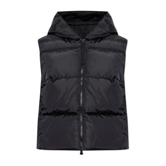 Canada Goose Femme, Vestes, Noir, Taille: 40 FR HyBridge Wide Quilt Knit Hoody