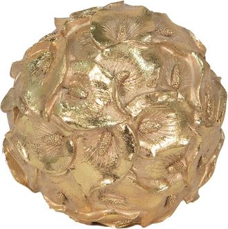 Clayre & Eef 6PR4780 Deko Ball Goldfarbig Ø 10 cm