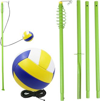 Generic Trainingshilfe f&uuml;r Volleyball - Ausr&uuml;stung f&uuml;r Doping&uuml;bungen in Solo | Tragbare Ausr&uuml;stung verstellbar f&uuml;r Kinder, Jugendliche, Erwachsene, Frauen, Sp