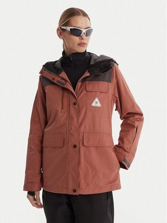 DC Outdoor-Jacke Liberate ADJTJ03045 Braun Regular Fit