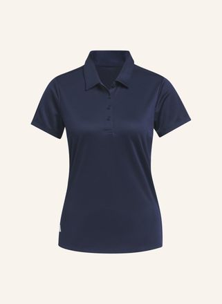 adidas Solid Performance Short Sleeve Poloshirt F&uuml;r Damen blau