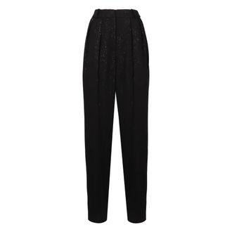 The Mannei Terras Seidenhose - - Trousers - Damen - Schwarzk - M