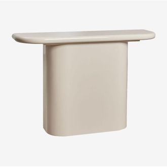 Sklum Empfangskonsole 120x35 cm aus MDF Istanbul Beige Tapioca