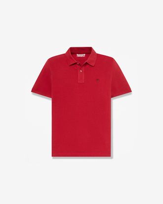 Timberland Millers River Kurzarm-Polohemd f&uuml;r Herren in Rot, Herren, Rot, Gr&ouml;&szlig;e