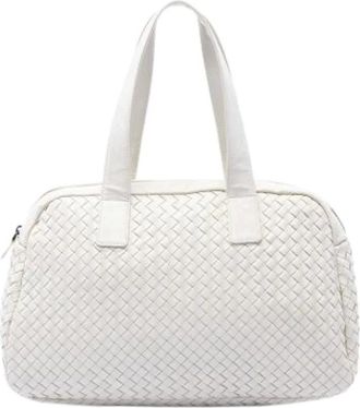 Bottega Veneta Pre-owned Cuir sacs-main - Femme - Pre-owned - Blanc - Taille: ONE Size
