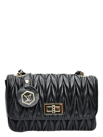 Luisa Vannini Schwarz Rindsledertasche