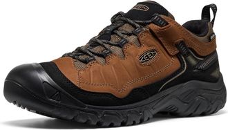 Keen Targhee 4 Herren-Wanderschuhe, niedrige H&ouml;he, langlebig, bequem, wasserdicht, Schwarz/Schwarz/Schwarz, 44 EU