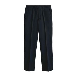Aspesi New Herman Baumwoll-Gabardine-Hose - - Trousers - Herren - Blau - XL