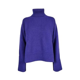 P.A.R.O.S.H. High Neck Rollkragenpullover - - Knitwear - Damen - Lila - M