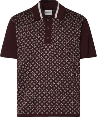 Dr&ocirc;le de Monsieur Homme, Tops, Rouge, Taille: XL Polo Maille Jacquard Cravate